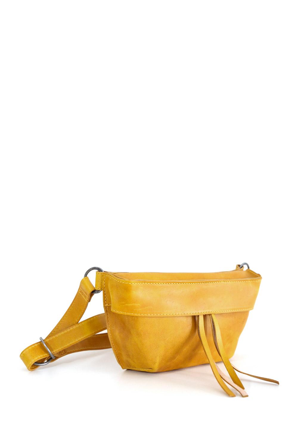 Marsupio Hand-Dyed Yellow - Tagliovivo | Artisanal Leather Bags