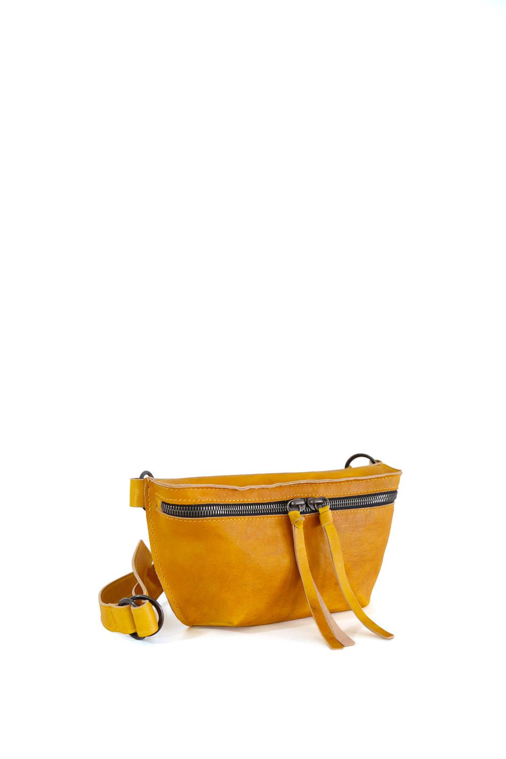 Marsupio Hand-Dyed Yellow - Tagliovivo | Artisanal Leather Bags