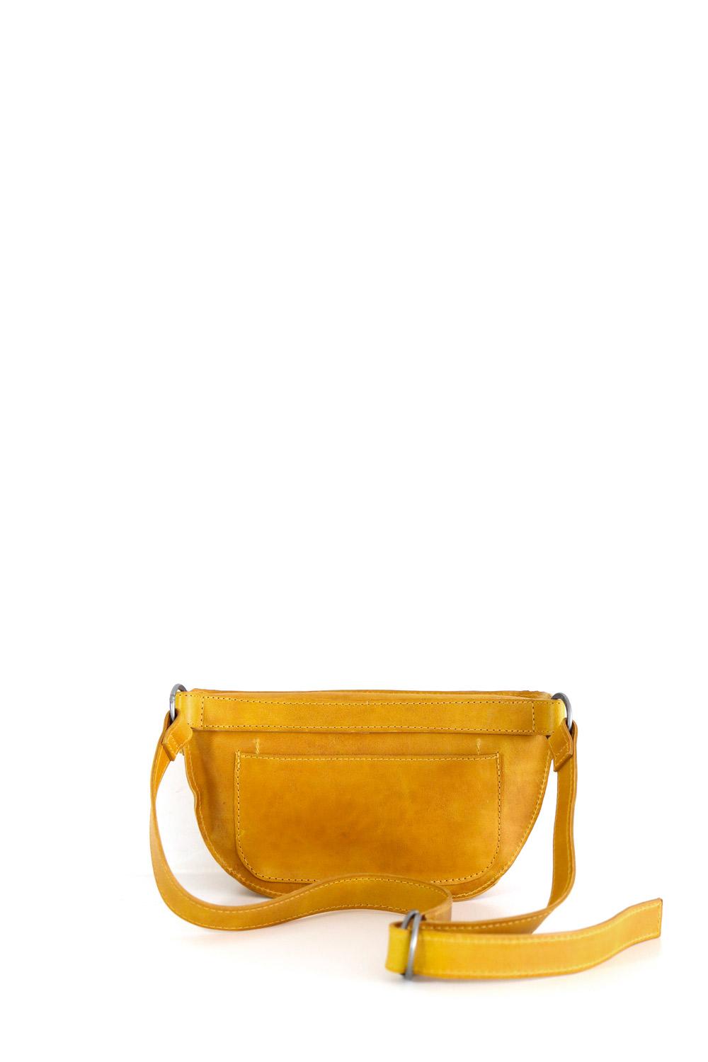 Marsupio Hand-Dyed Yellow - Tagliovivo | Artisanal Leather Bags