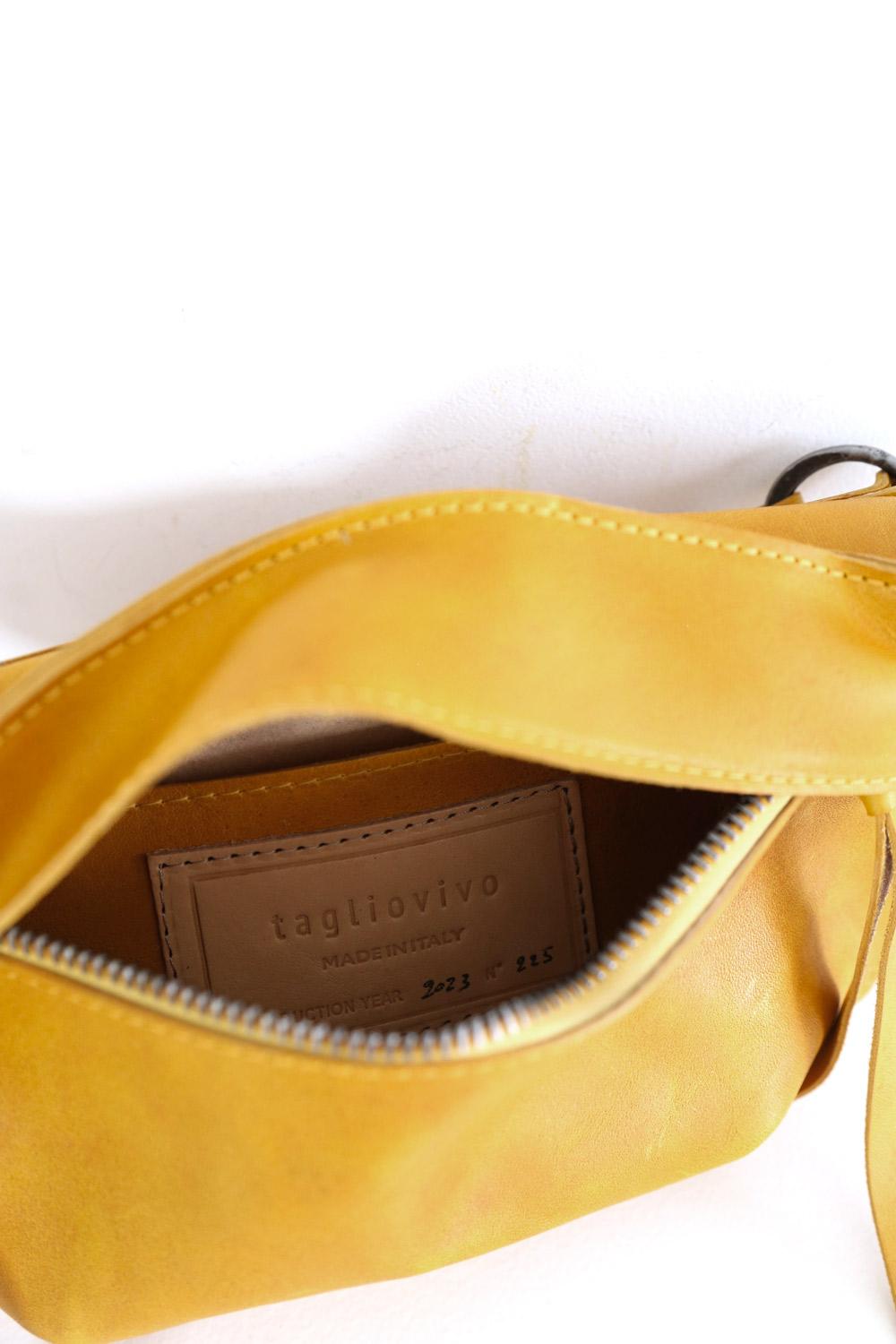 Marsupio Hand-Dyed Yellow - Tagliovivo | Artisanal Leather Bags