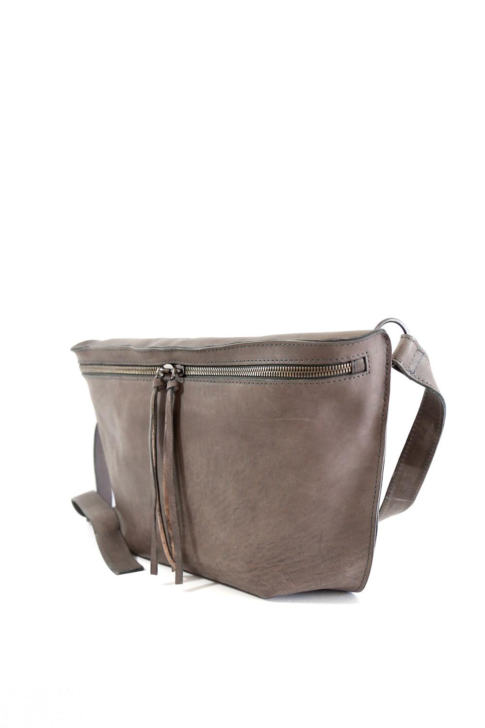 Marsupio XL Culatta Gray - Tagliovivo | Artisanal Leather Bags