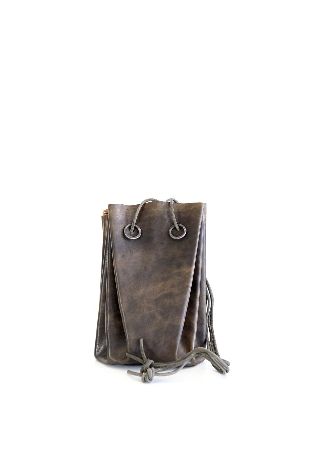 Casper Hand-Dyed Gray Brown - Tagliovivo | Artisanal Leather Bags
