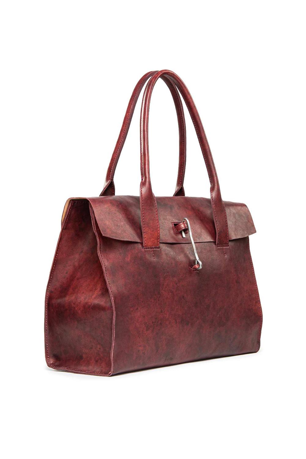 Doctor L Hand-Dyed Bonfire - Tagliovivo | Artisanal Leather Bags